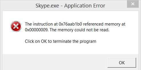 Application Error when installing Skype and SkypePortable - Techyv.com